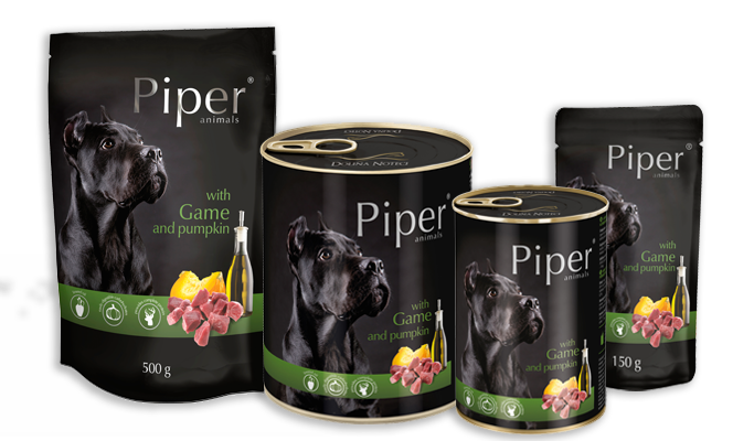 Konservi suņiem Piper Adult Game 800g x 6gb - zooseta.lv