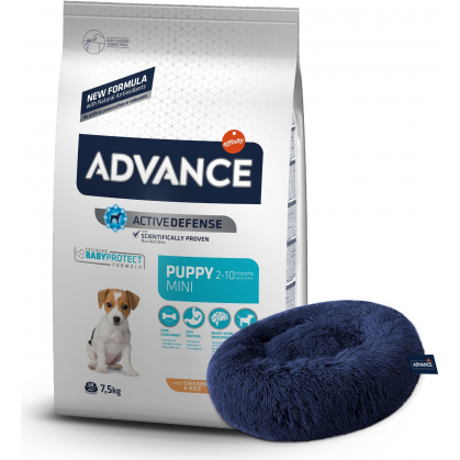 Advance dog mini puppy 7,5kg + Gultiņa 923681+DāVANA | Zooseta.lv